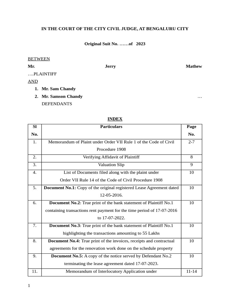 DPC project | PDF | Lease | Lawsuit