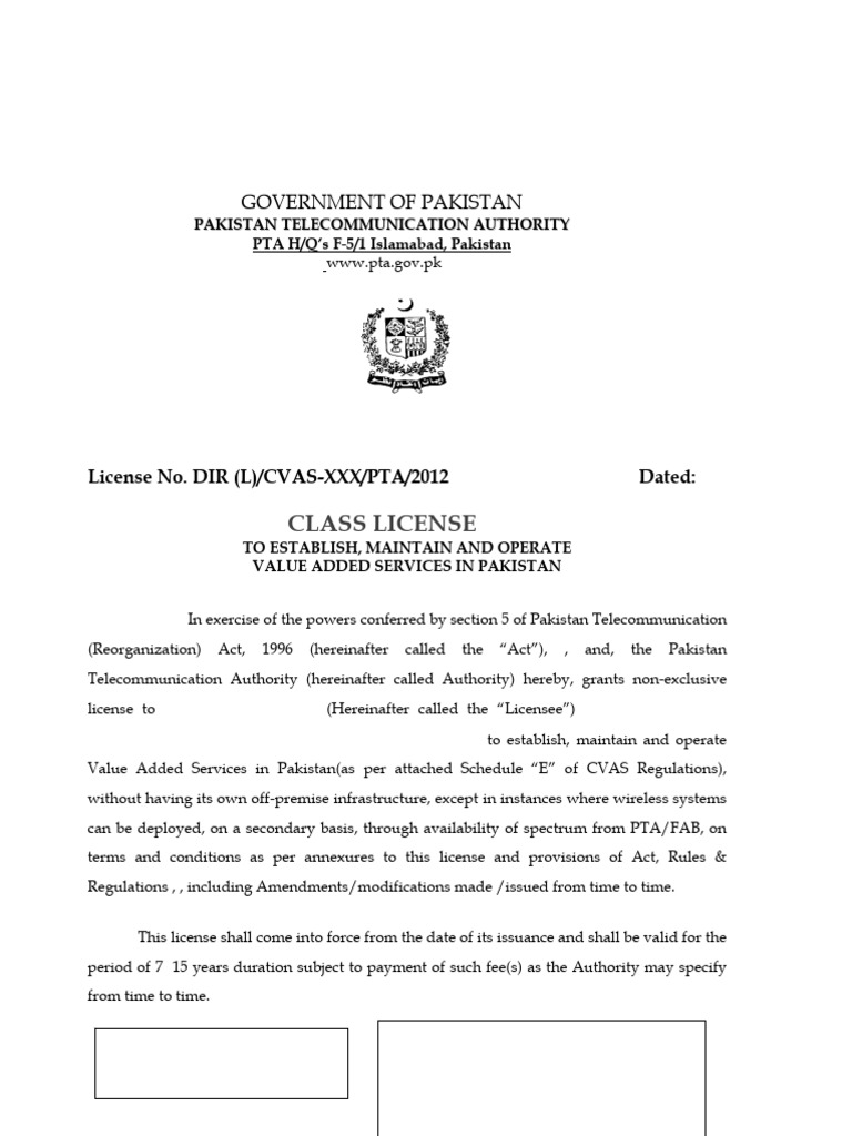 Cvas Framework 290414 | PDF | License | Telecommunications