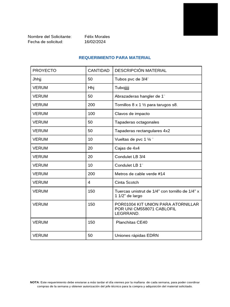 Modelo de Material | PDF