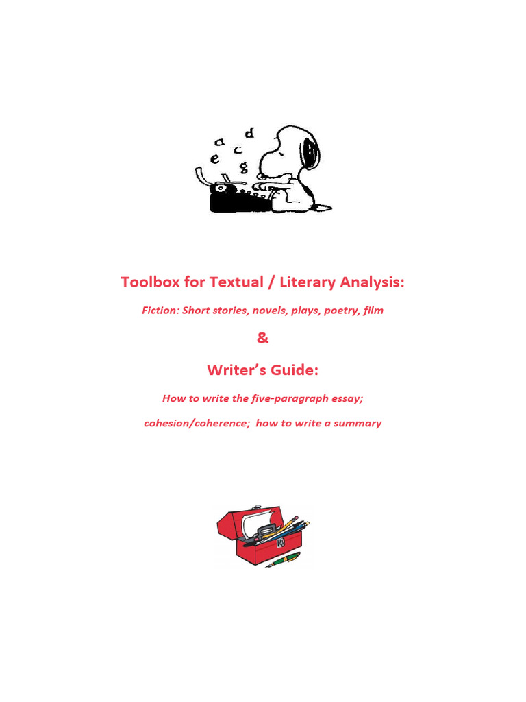 Toolbox for Literary Analysis Guide | PDF | Narration | Poetry