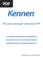 Instructivo para Recargar Cartuchos HP | PDF