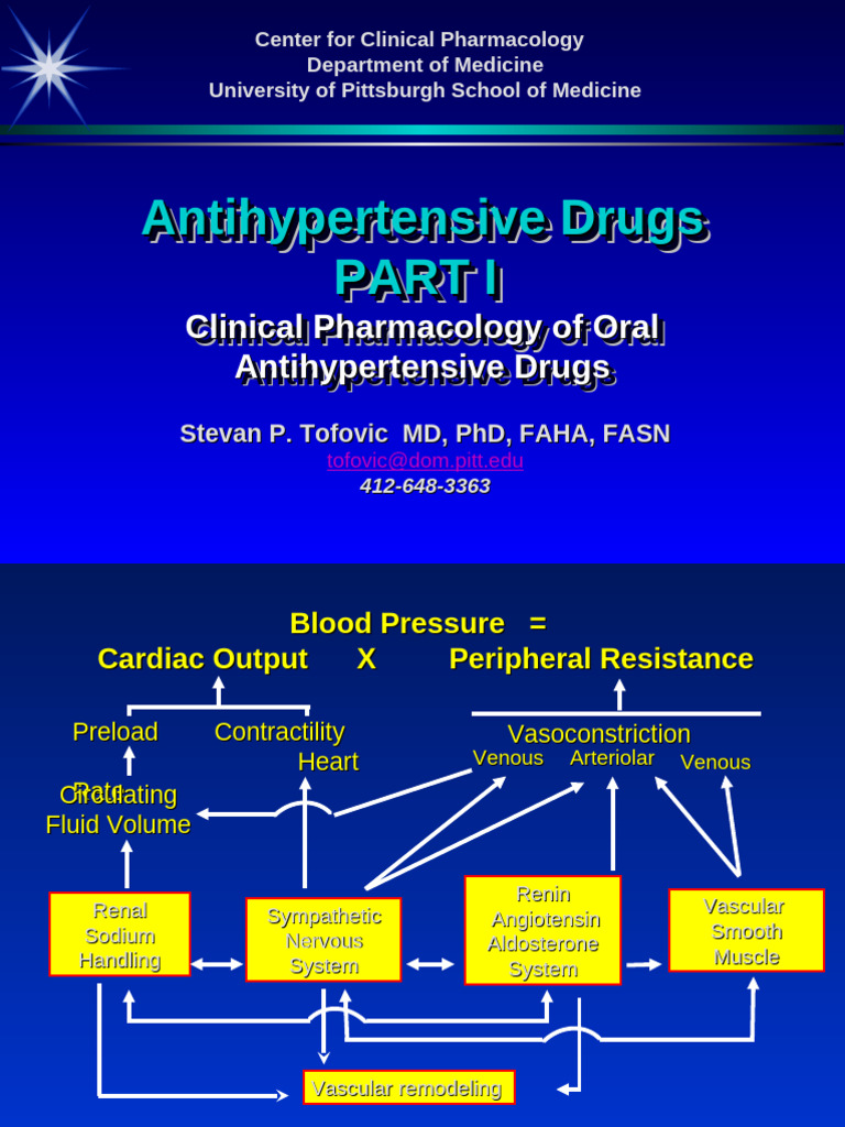 Antihypertensive Drugs Part I | PDF | Angiotensin | Hypertension