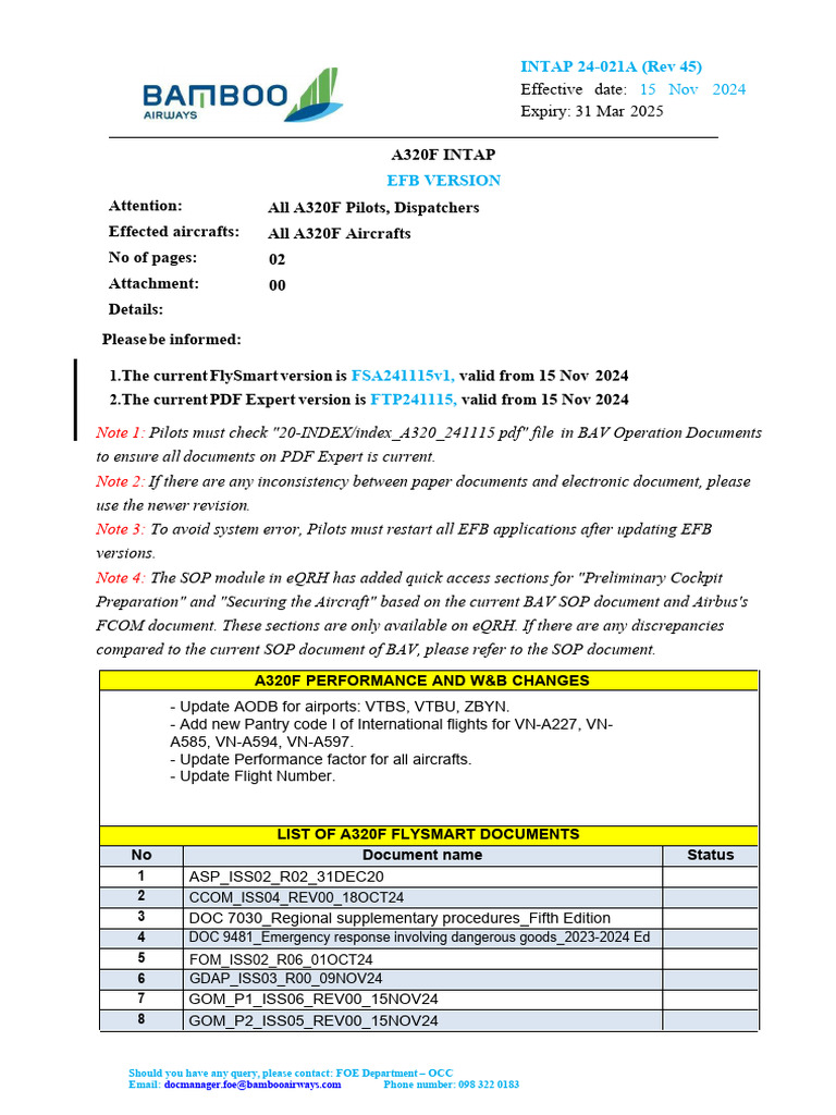 Intap 24-021a (Rev 45) Efb Version - 15nov24 | PDF | Software | Computing
