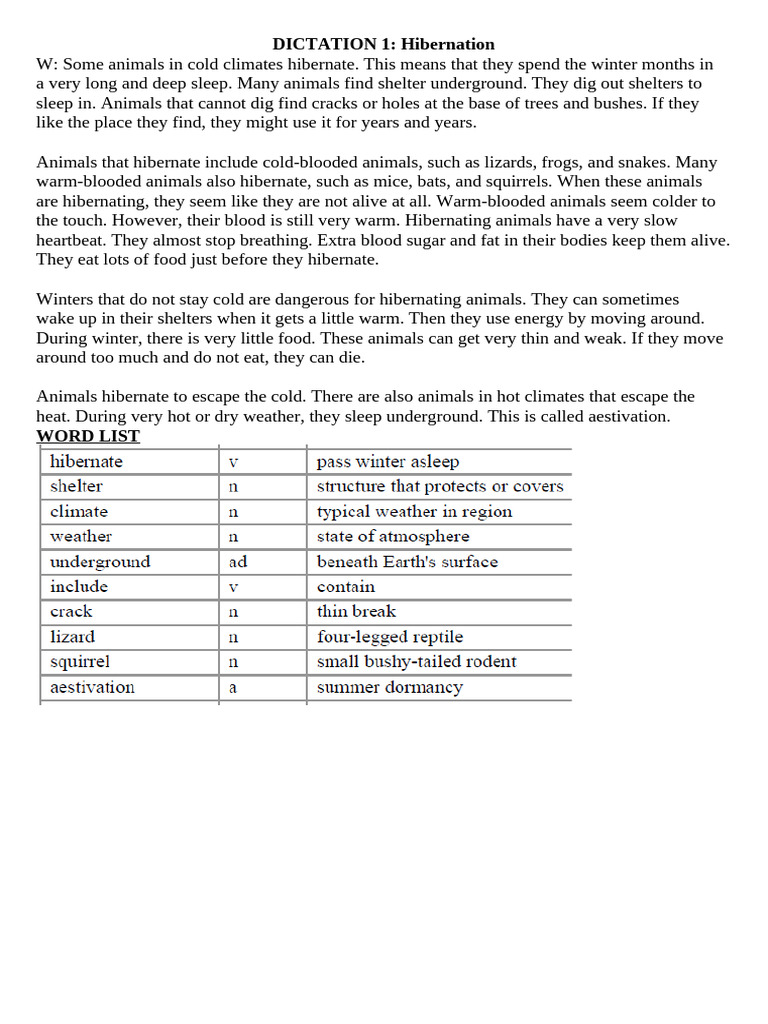 Dictation 1 & Video Script 1 | PDF