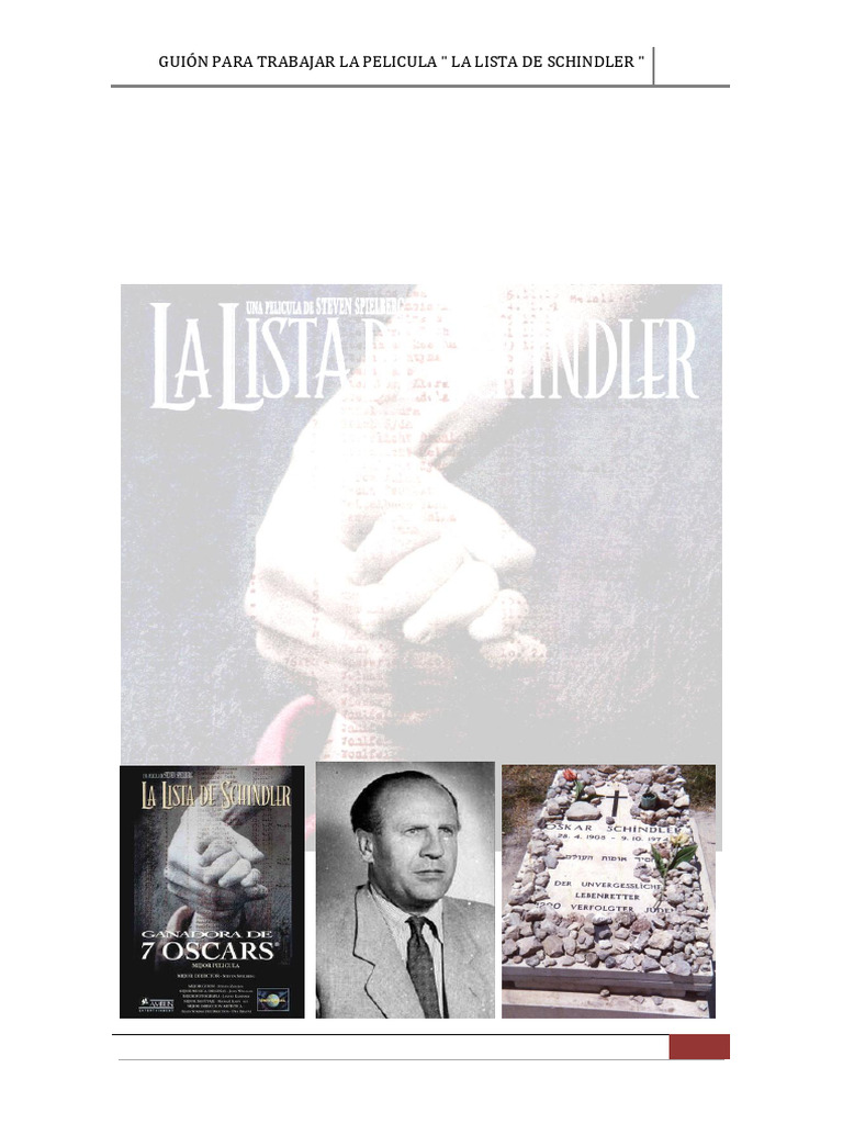 Guía de análisis: "La lista de Schindler" | PDF | nazismo