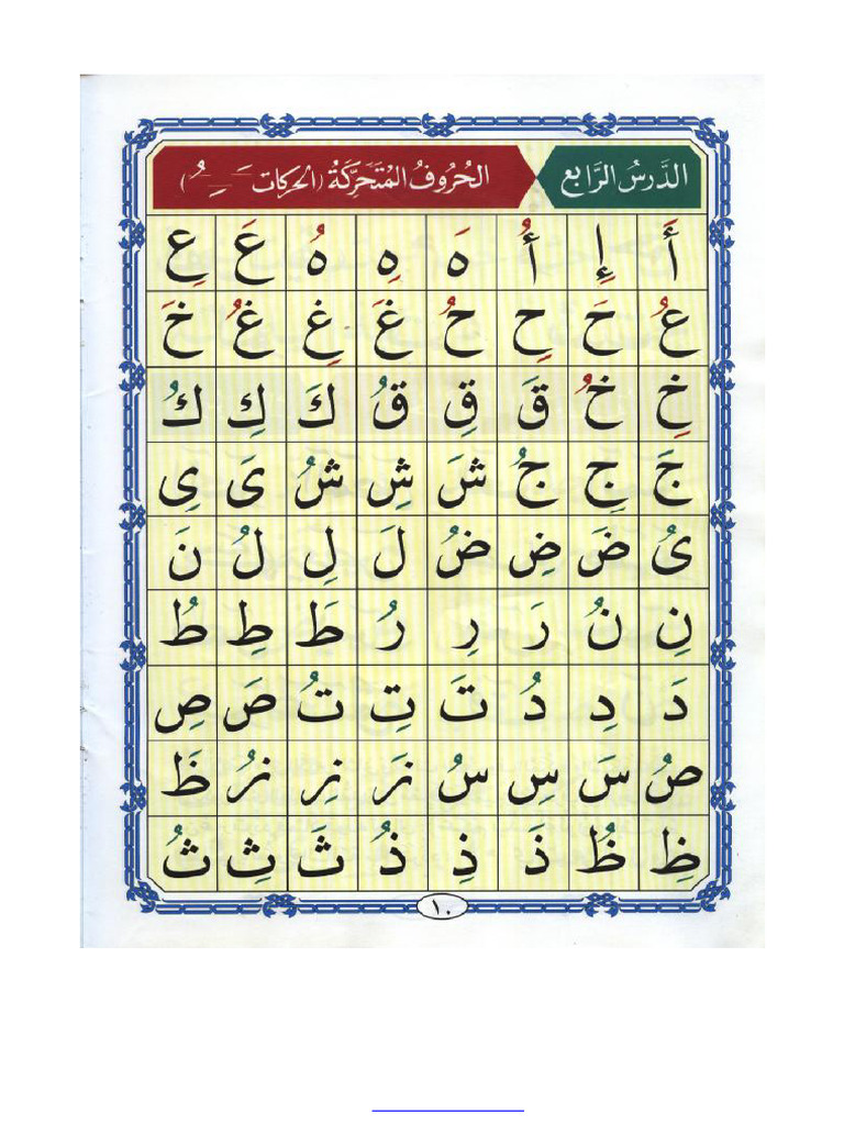 Leçon 4 An-Nourania | PDF
