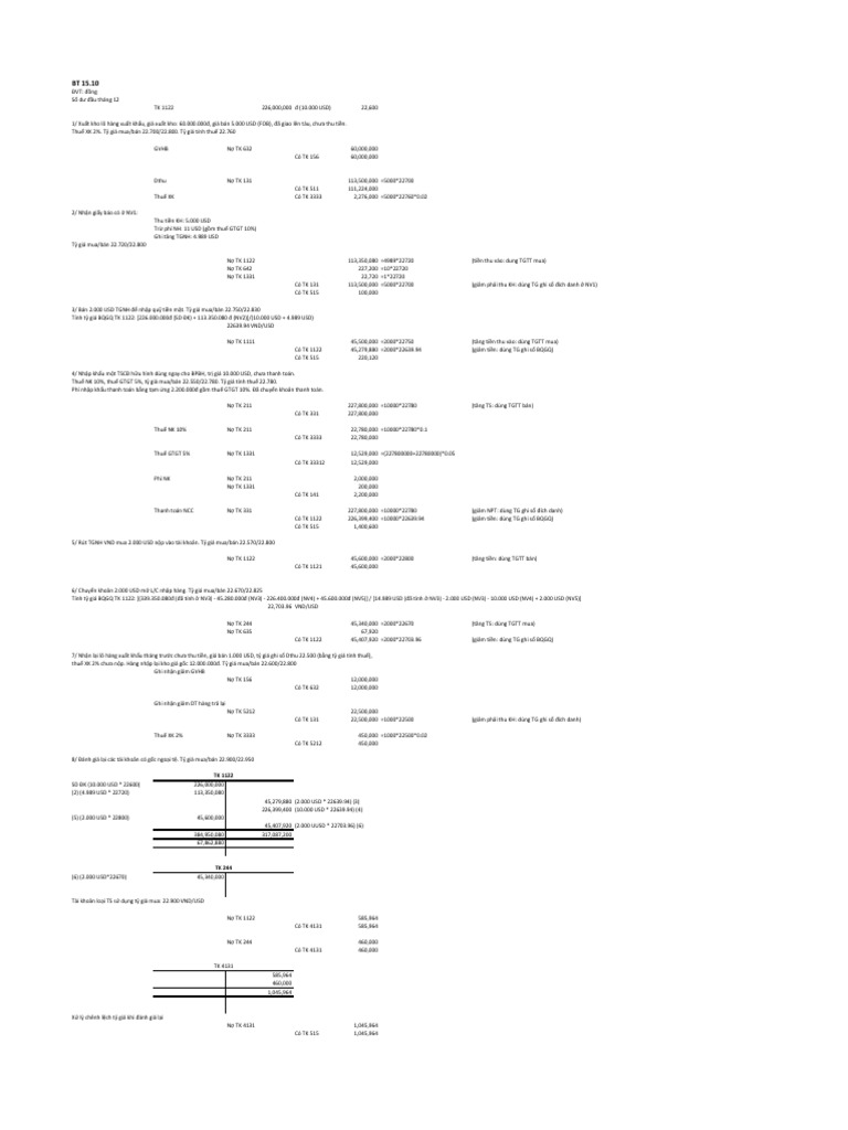 BT 15.10 - KTTC2 - Ueh | PDF