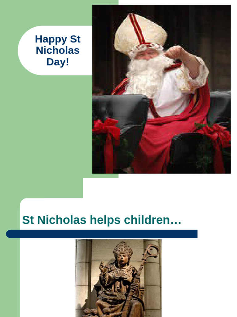 St. Nicholas Day Activities for Kids | PDF
