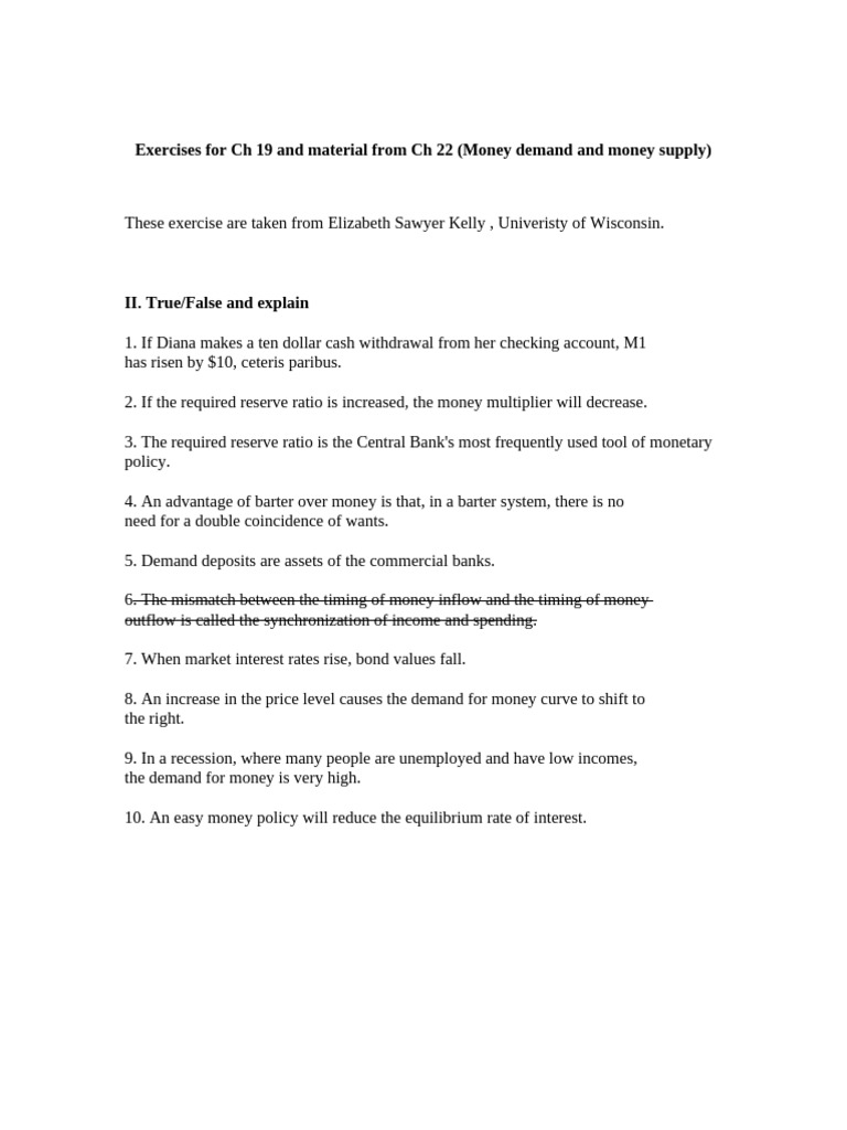 Practice questions on ch 19 and part of Ch 22 ...