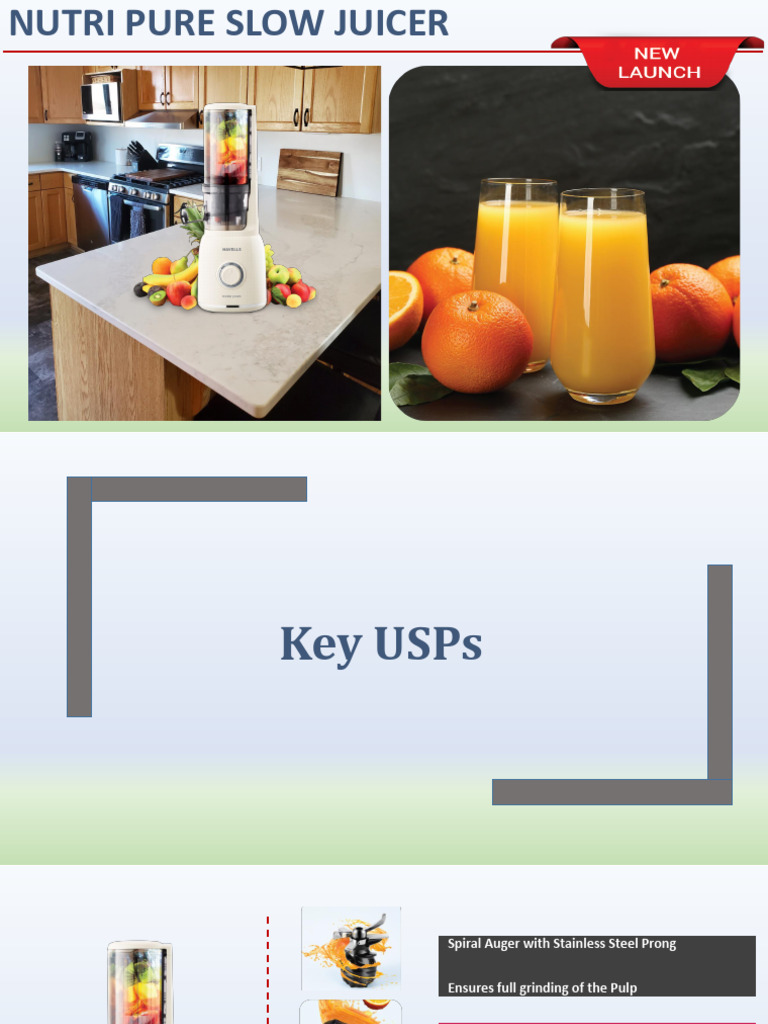 Nutripure Slow Juicer | PDF