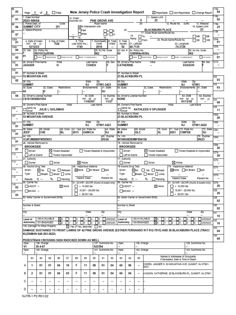 Accident Report | PDF | Transport | Vehicles