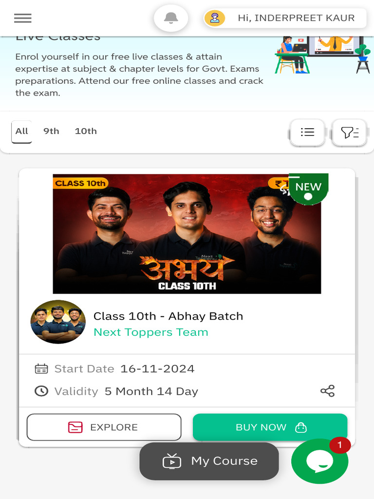 NextToppers Live Classes | PDF