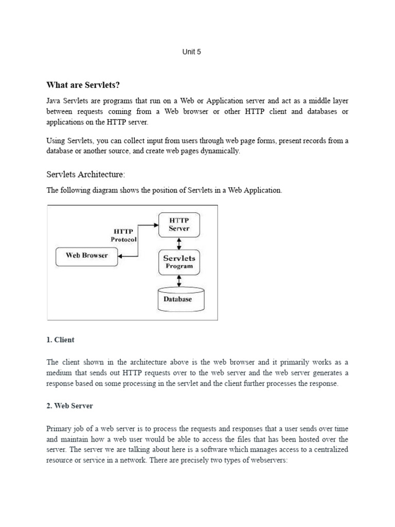 Web Tech Unit 5 | PDF