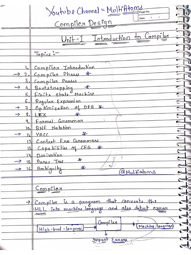 CD Unit 1 OneShot Notes | PDF