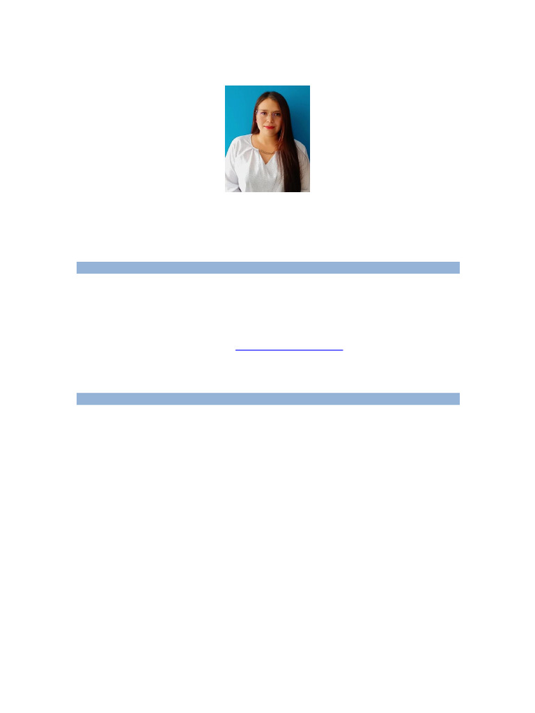 CV Alejandra Sanchez Profesional | PDF