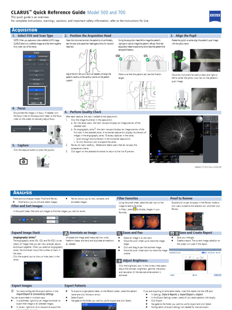 CLARUS 500 - 700 - Quick - Guide | PDF | Computing | Software