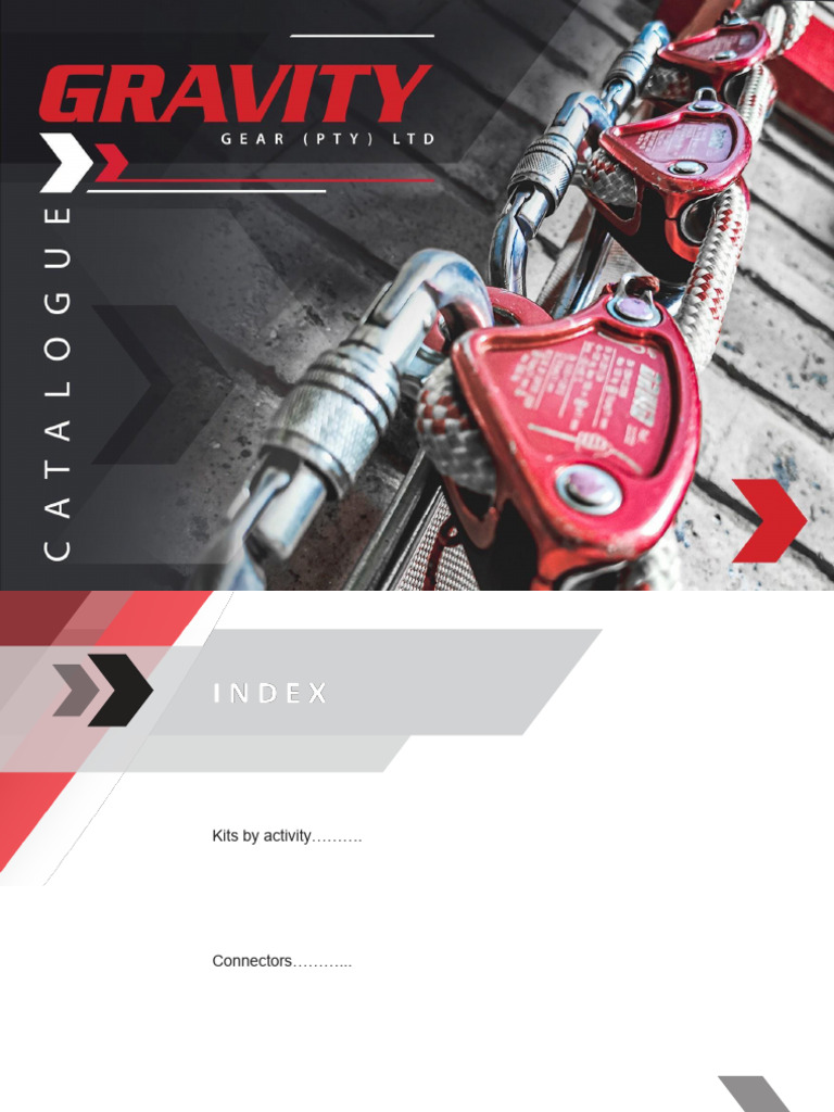 Gravity Gear Safety Equipment Overview | PDF | Glove | Rope