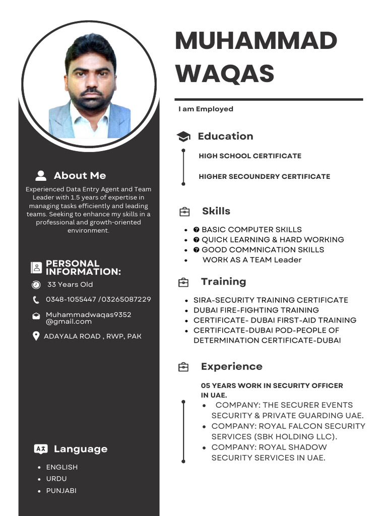 _M.Waqas Resume | PDF