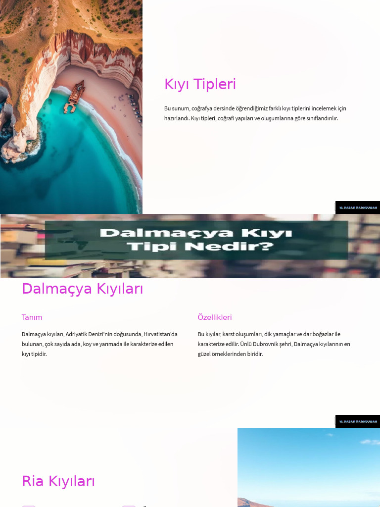 Kiyi-Tipleri COĞRAFYA | PDF