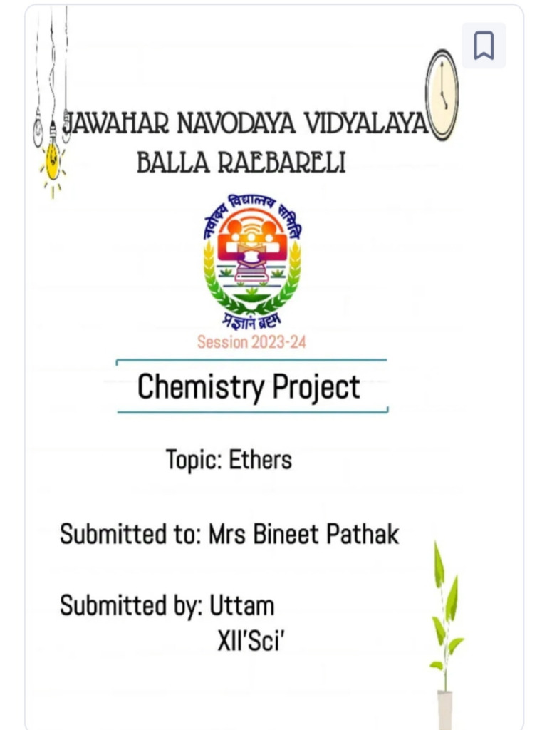 Chemistry Project | PDF