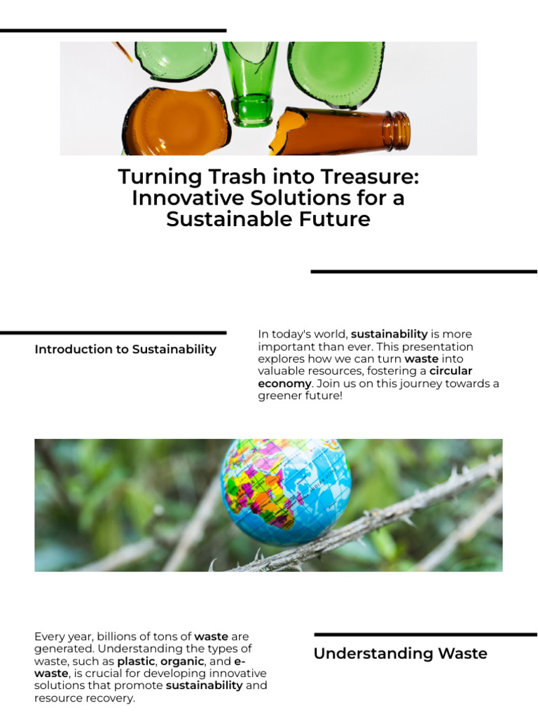 Slidesgo Turning Trash Into Treasure Innovative Solutions For A ...