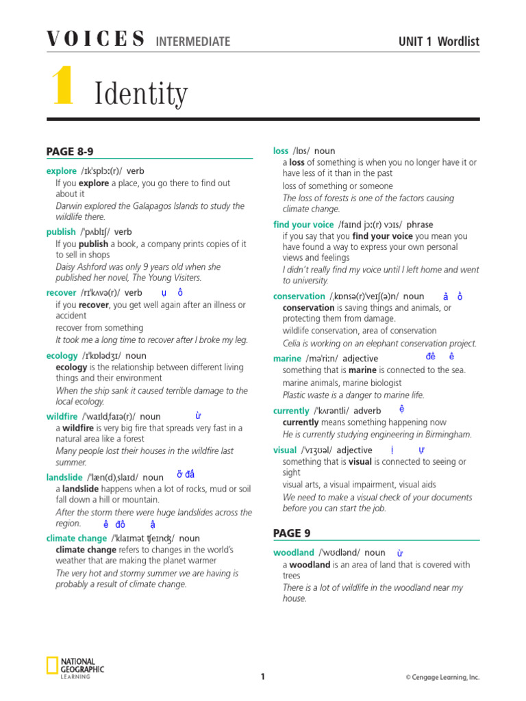 Wordlist Av3 | PDF | Adjective | Verb