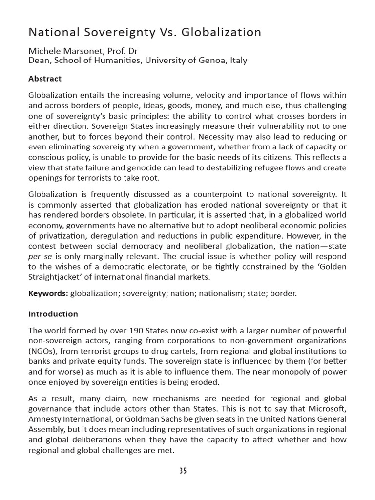 Academicus MMXVII 15 047 057 | PDF | Sovereignty | Globalization