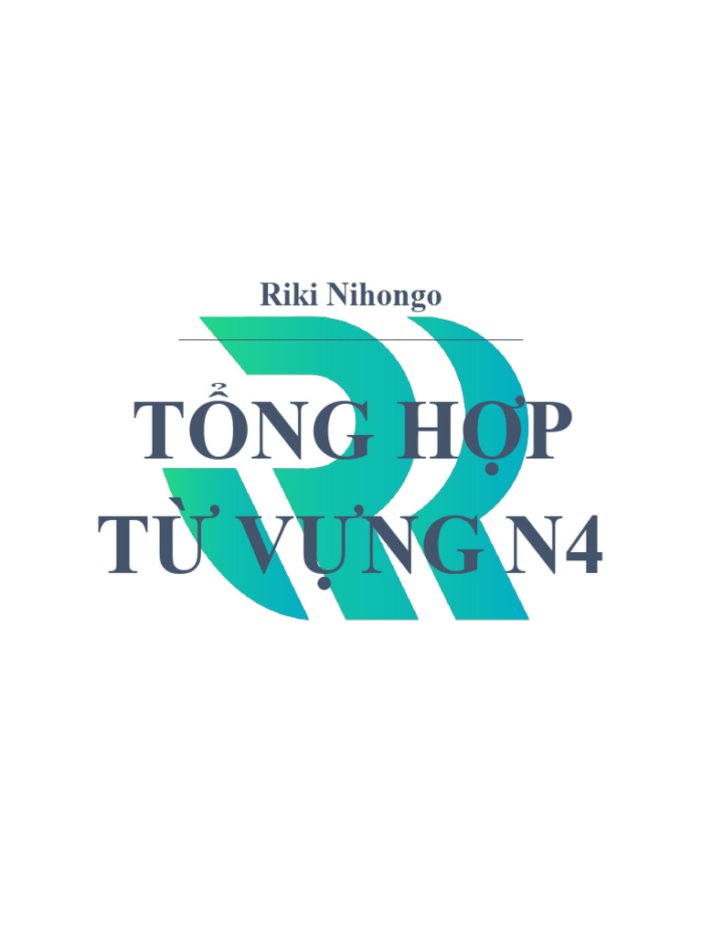 T NG H P T V NG N4: Riki Nihongo | PDF