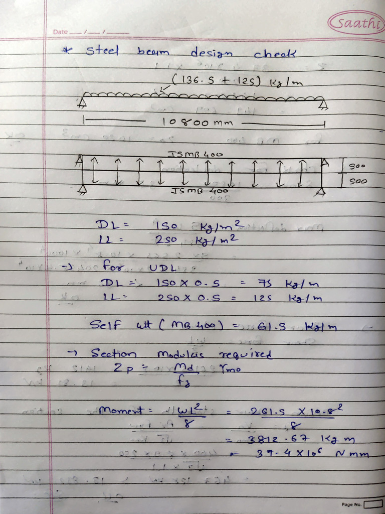 steel beam simply support | PDF