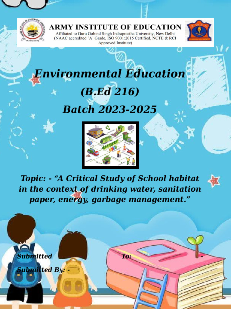 Environmental Education- Project deepika | PDF | Sustainability ...