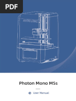 ELEGOO MARS 5 User Manual Version-EN-20240520-V1 | PDF | Printer (Computing) | 3 D Printing