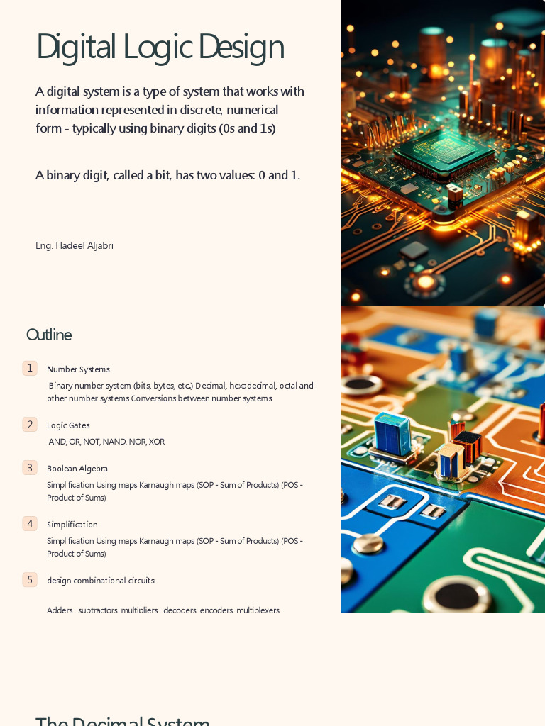 Digital-Logic-Design (Lec1) | PDF