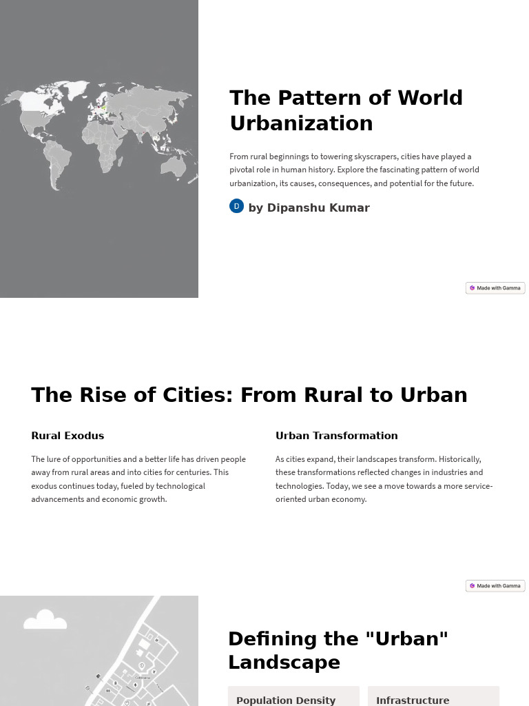 The Pattern of World Urbanization | PDF | Urbanization | Economic Growth