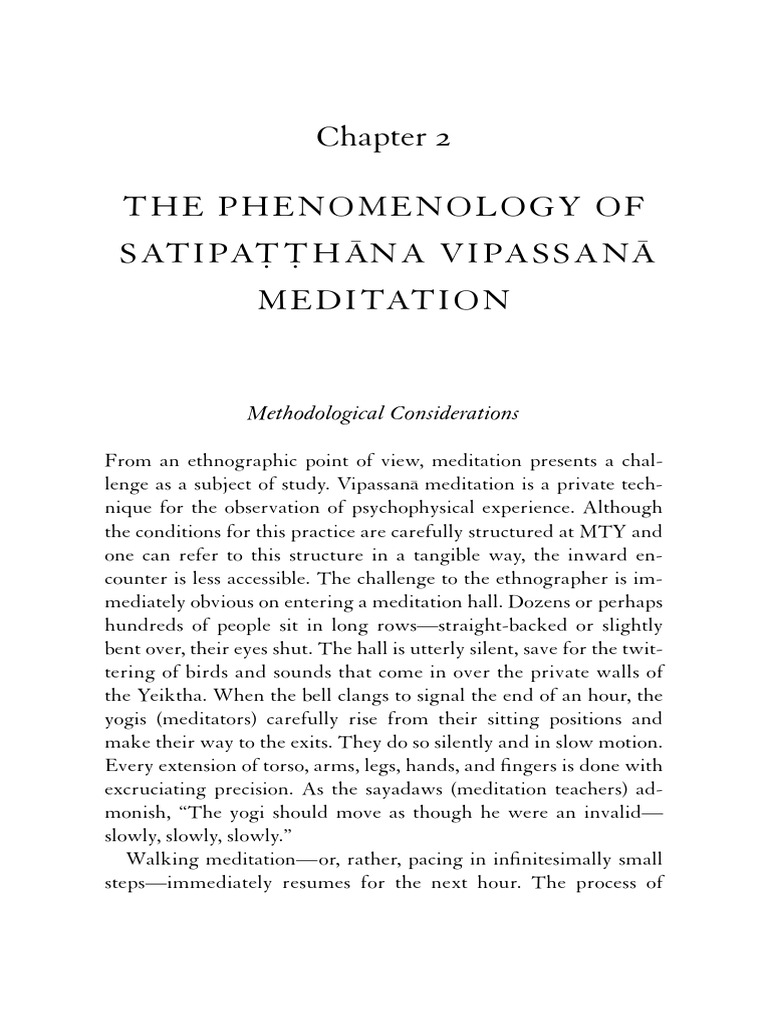 Jordt - CH 2 | PDF | Buddhist Meditation | Experience
