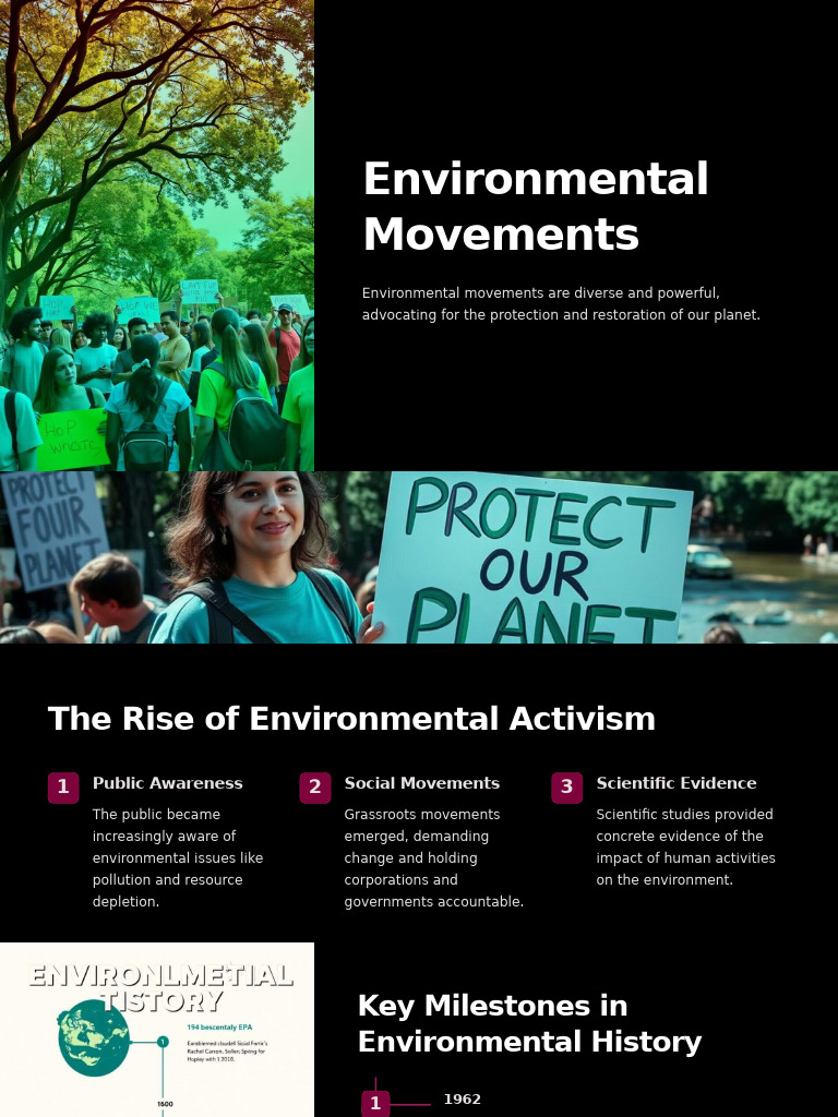 Key Milestones in Environmental Movements | PDF | Environmental ...