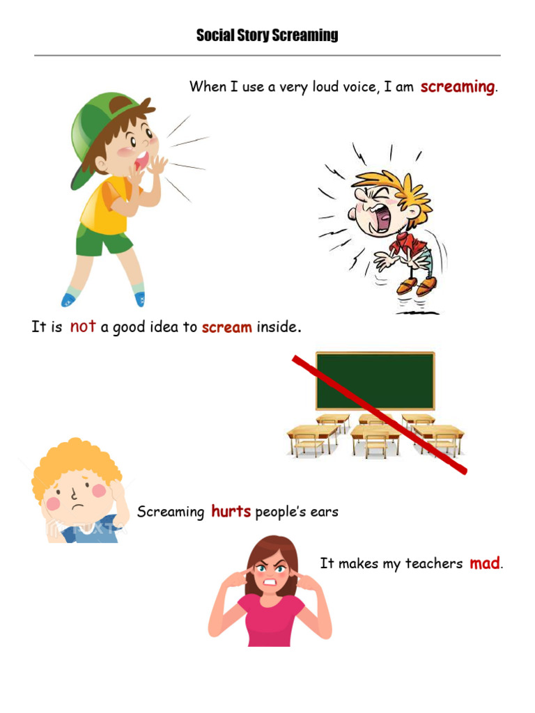 Social Story Screaming | PDF