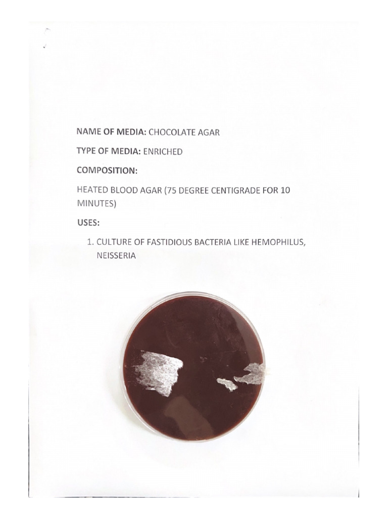 Microbiology Media | PDF