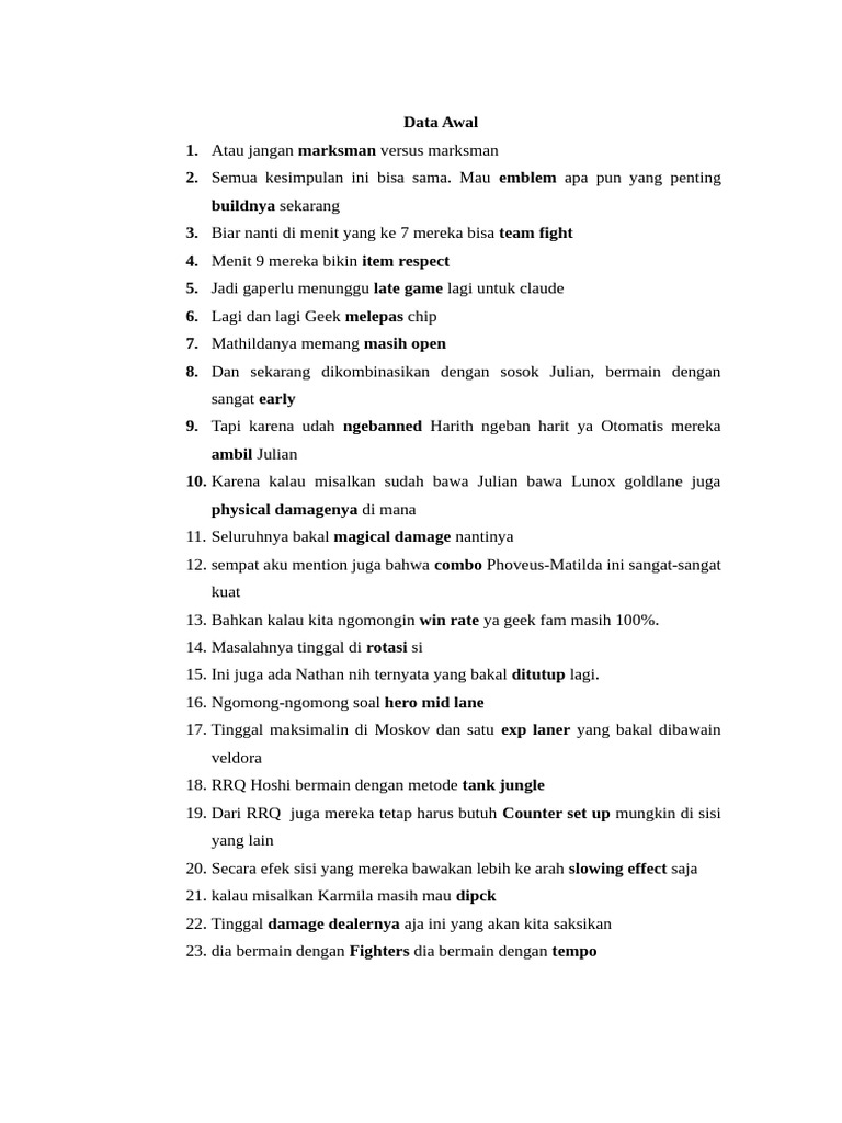 Pembagian Data | PDF