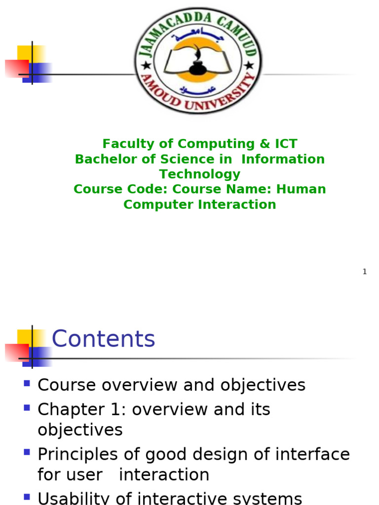 Chapter 1- Fundamentals of Human Computer Interaction | PDF | Usability | Human–Computer Interaction