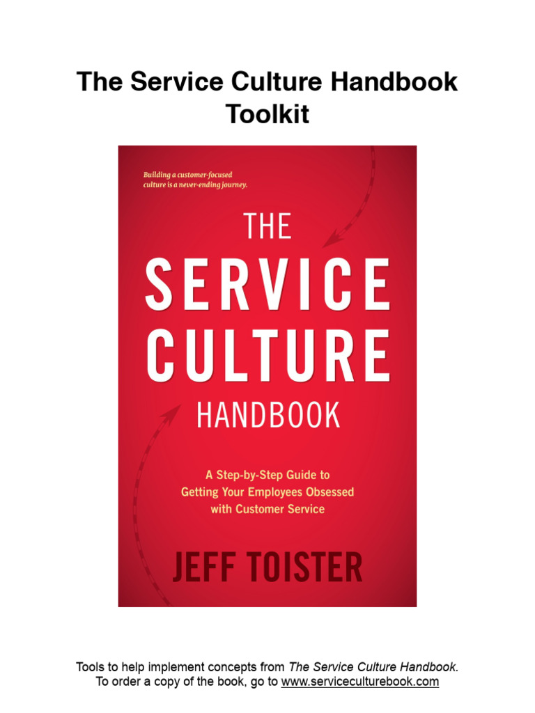 Service Culture Toolkit for Success | PDF | Goal | Employment