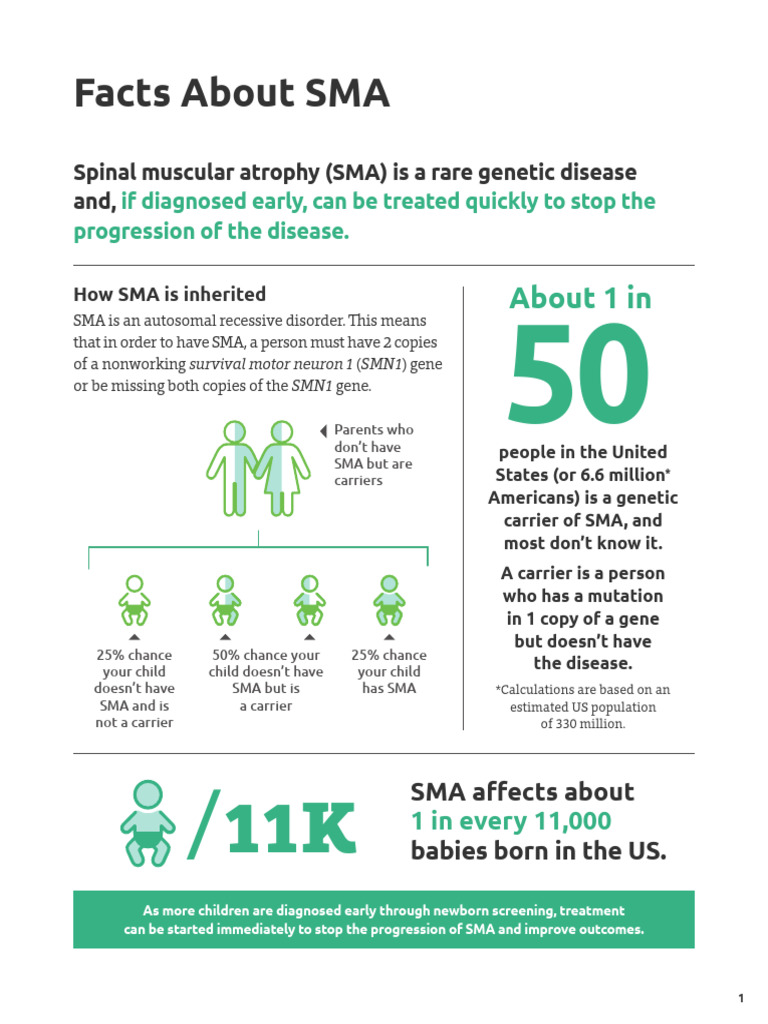 facts-about-sma | PDF | Genetic Disorder | Medical Genetics