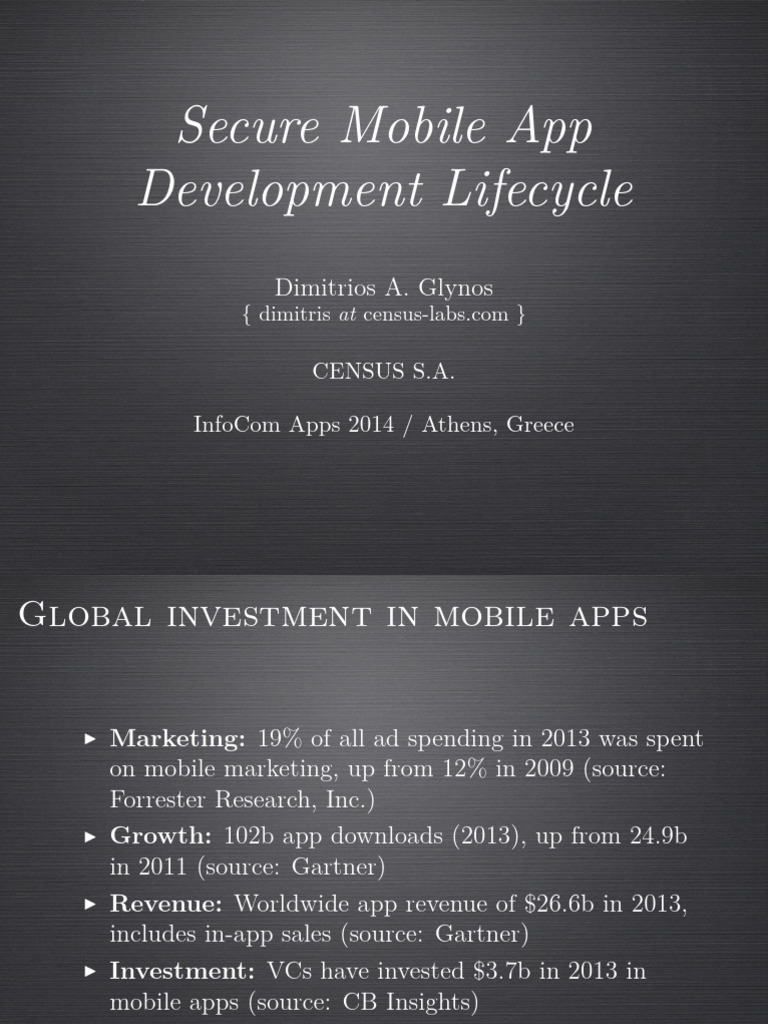 Secure Mobile App development lifecycle | PDF | Computer Security ... Secure Mobile App development lifecycle | PDF | Computer Security ...