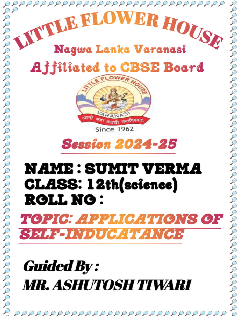 Class-12 Physics Project | PDF