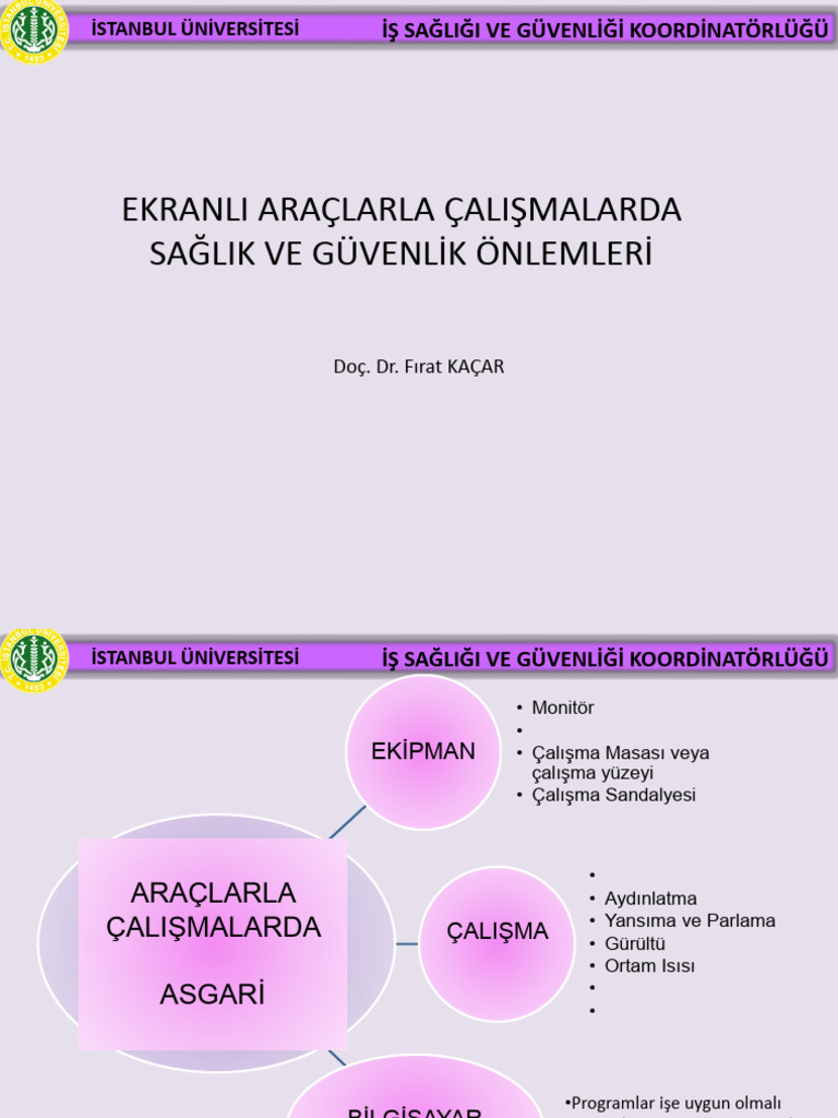 Ekranlarda İSG 1 | PDF