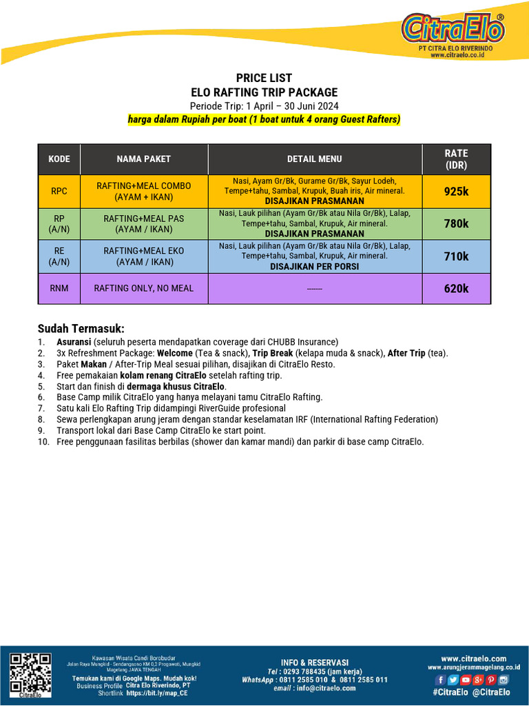 CITRAELO - RAFTING PROMO RATES 2024 Q2 - Compressed | PDF