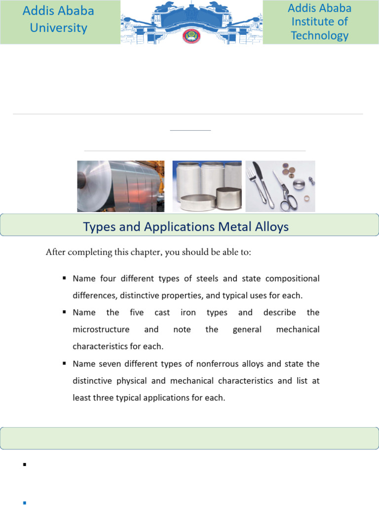 Ch-2_1_Metal Alloys | PDF | Steel | Alloy