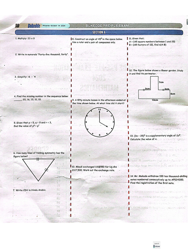Bukedde Pass PRE - PLE | PDF
