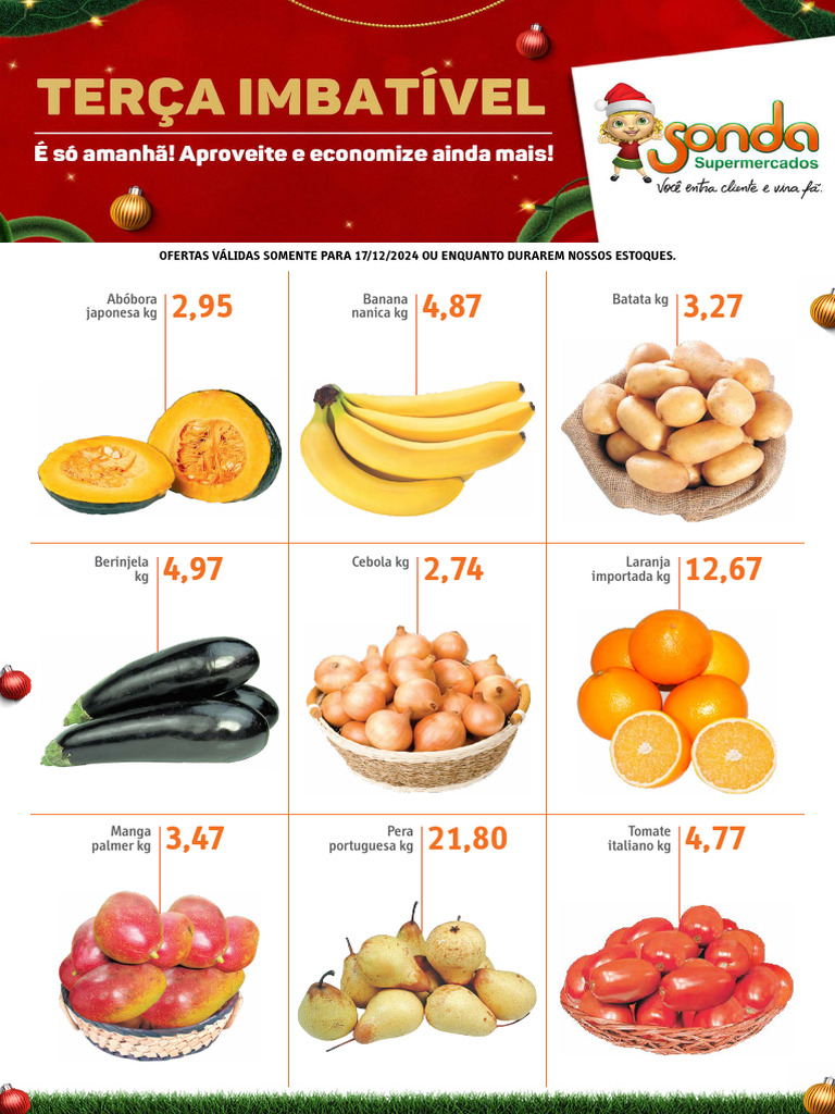 Terça Imbatível Sonda I! Val. 17.12.2024 | PDF | Alimentos