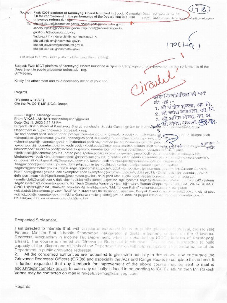 IGOT Platform of Karmayogi Bharat Launched in Special Campagin 3.0 | PDF