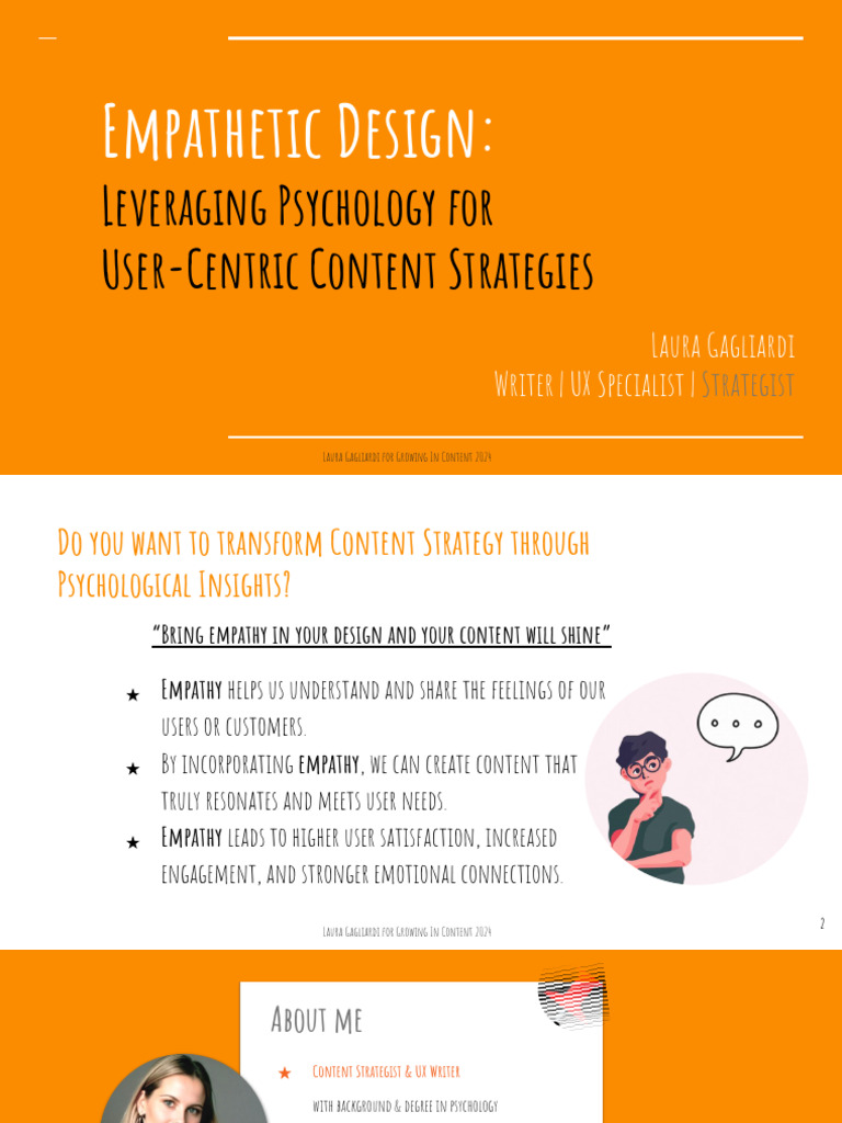 Empathetic Design - Leveraging Psychology For User-Centric Content ...
